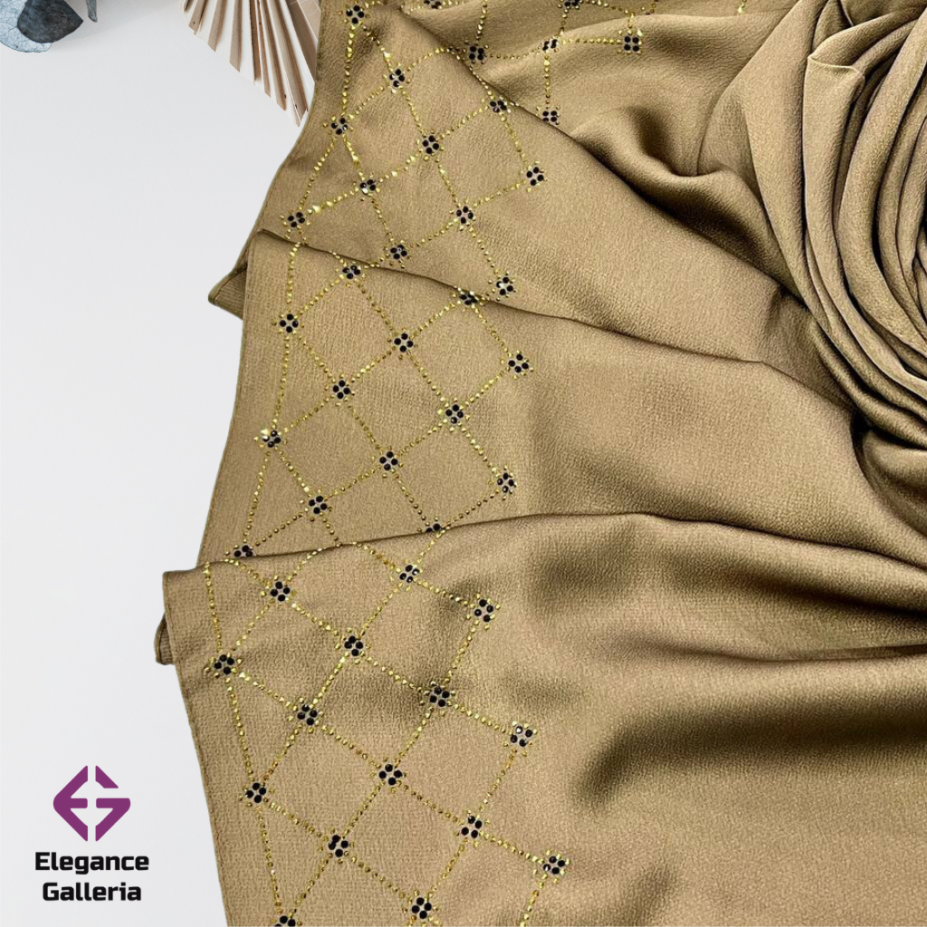 Satin Stone Hijab – Elegance galleria